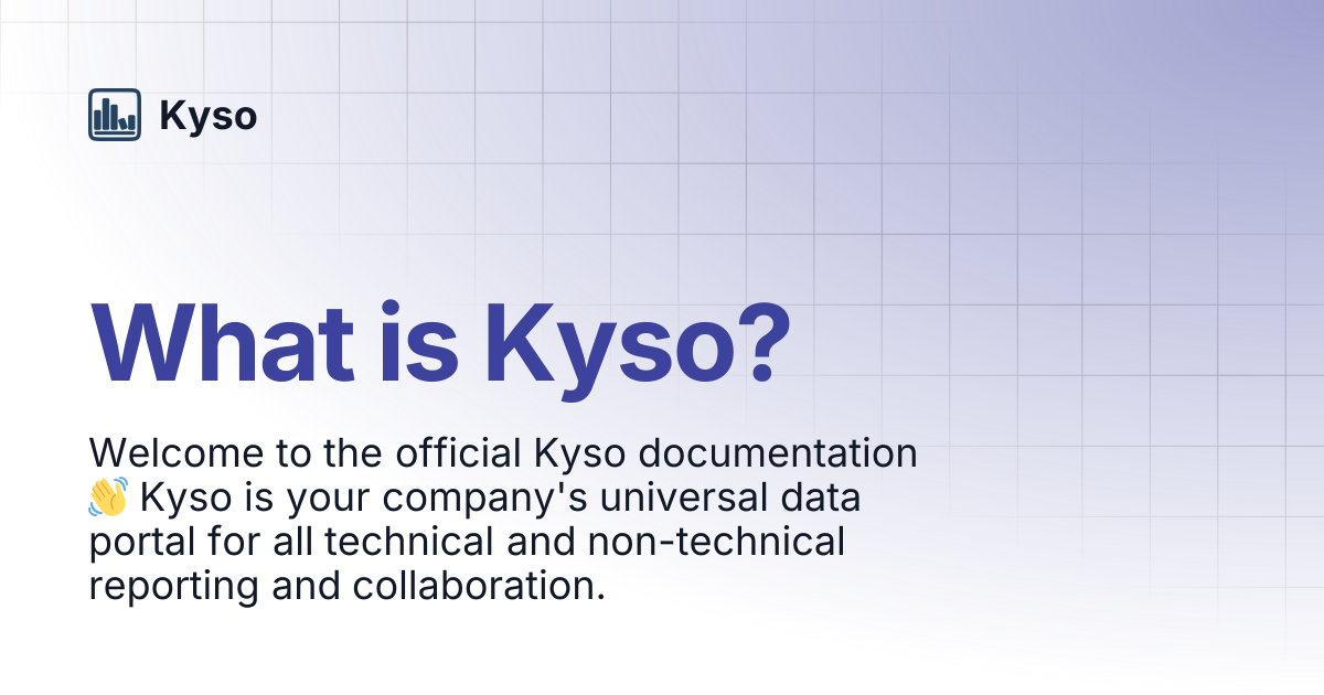 What Is Kyso Kyso