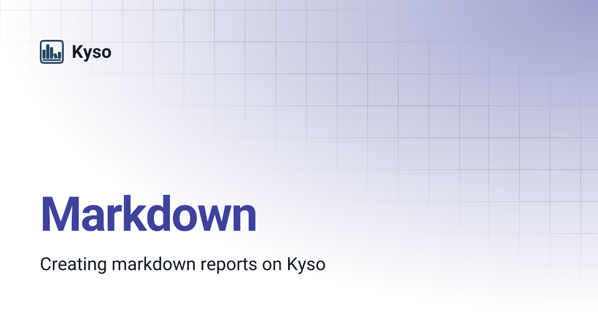 Markdown | Kyso